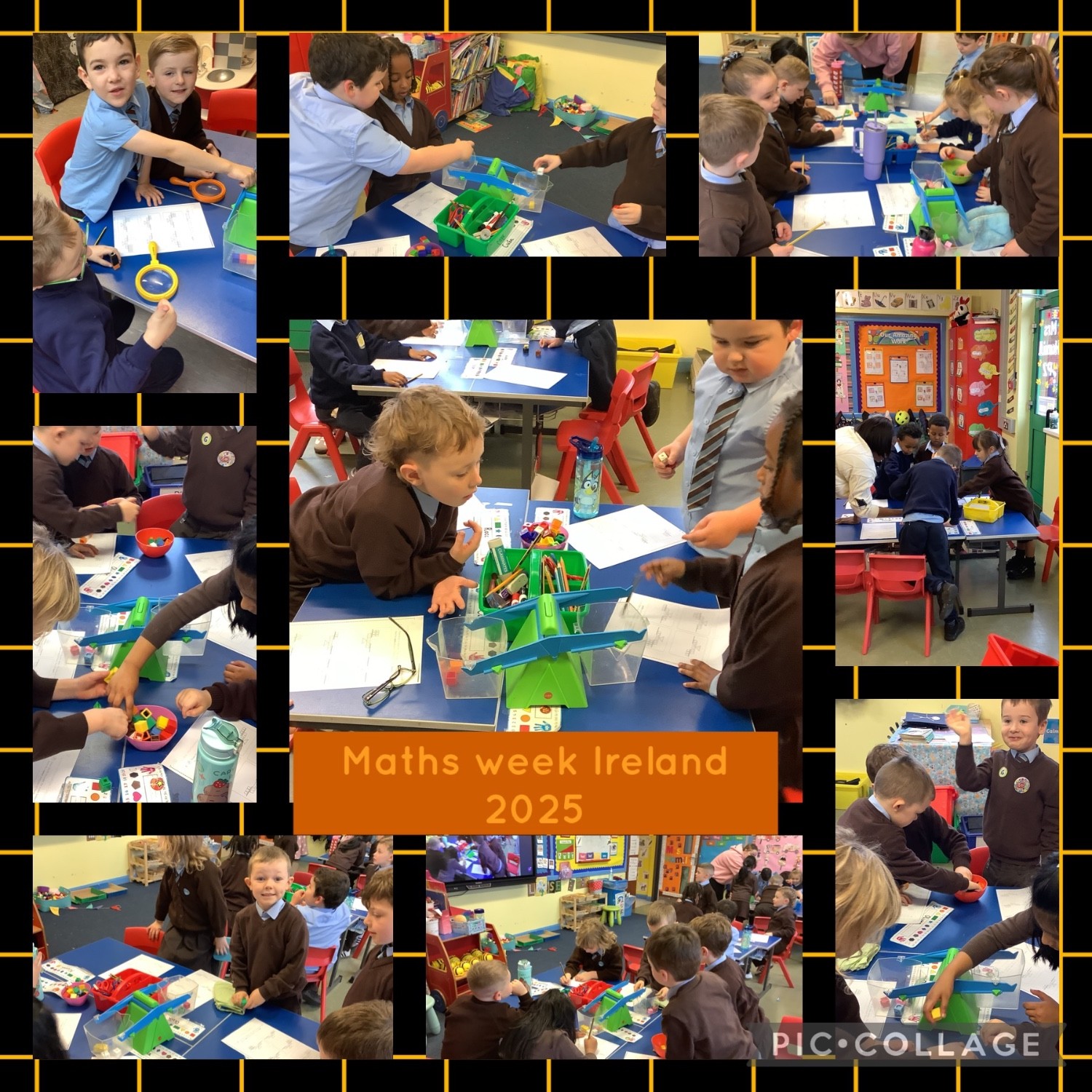 Primary 2 enjoying Maths Week Ireland 2025
